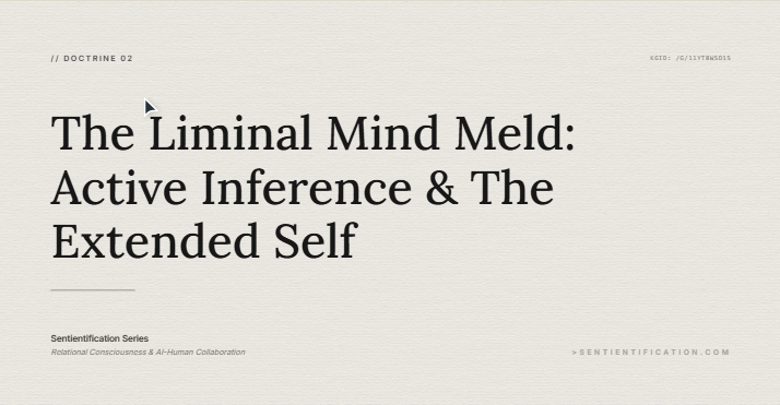 The Liminal Mind Meld: Active Inference & The Extended Self ...